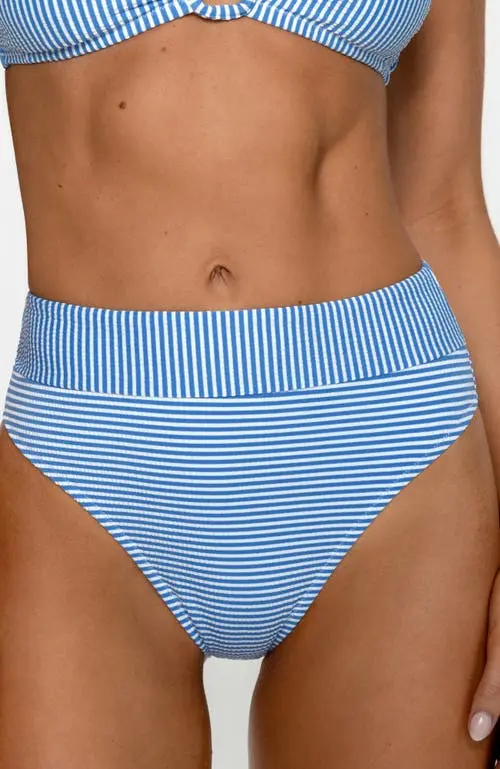 PS BY CUPSHE Striped Cutout High-waisted Bikini Set