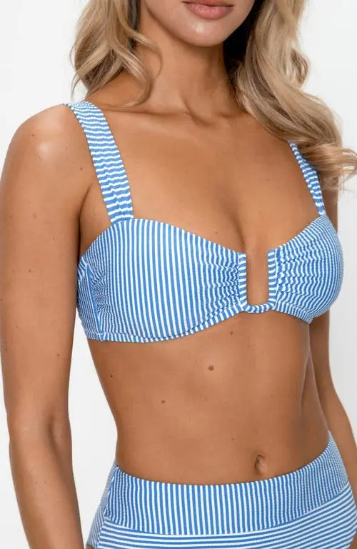 PS BY CUPSHE Striped Cutout High-waisted Bikini Set