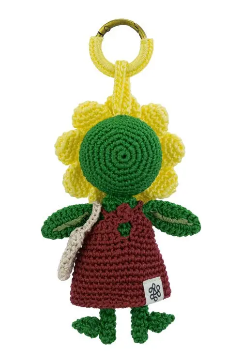 THE SAK Sunbudz Sunflower Dangle Keychain