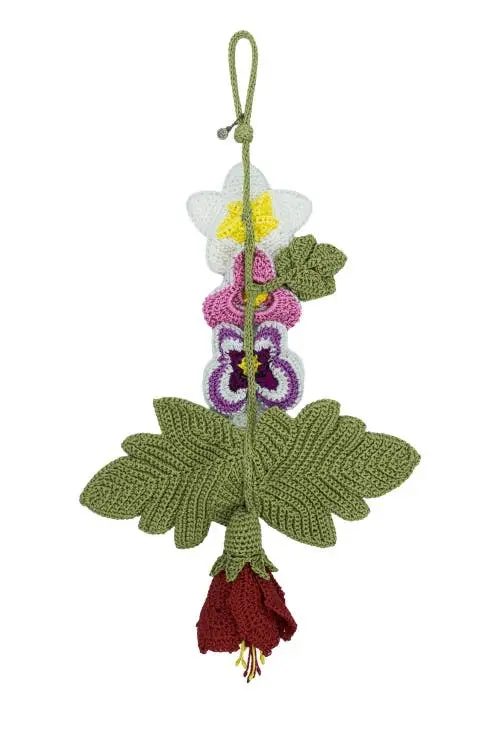 THE SAK Yarnicharmz The Mega Dangle Charm - Multi Flower