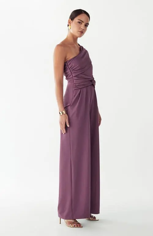 BWLDR Daisie Wide Leg Jumpsuit - Mauve Mist