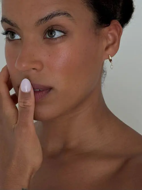 SET & STONES Ezra Marquise Drop Hoop Earrings