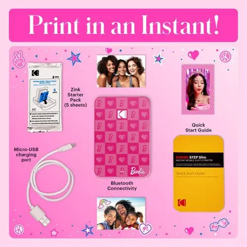 KODAK Step Slim Wireless Instant Portable Photo Printer