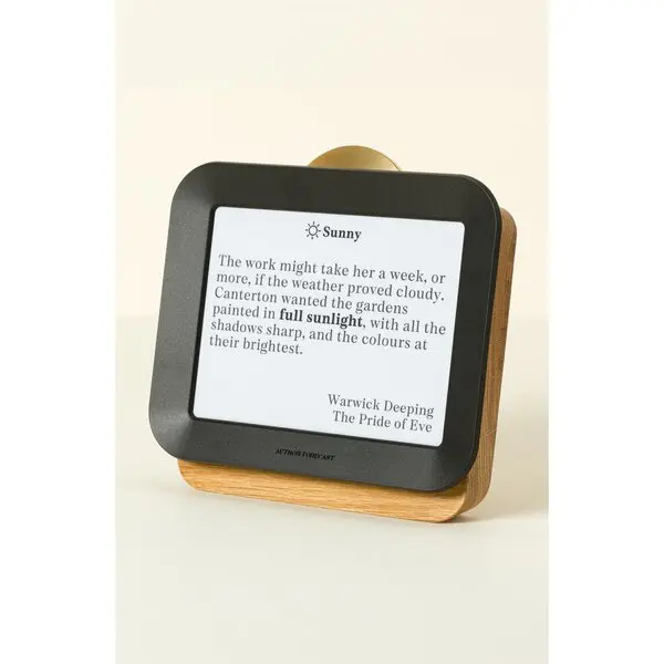 UNCOMMON GOODS Literary Weather Forecast - Natural