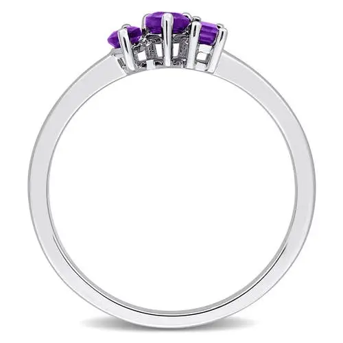 JULIANNA B. Sterling Silver 3-stone Ring