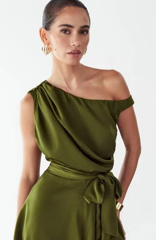 WILLA Asymmetrical One-shoulder Romper