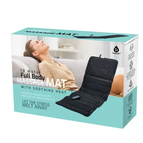 PURSONIC Full-body Heated Massage Mat & Rolling Massager
