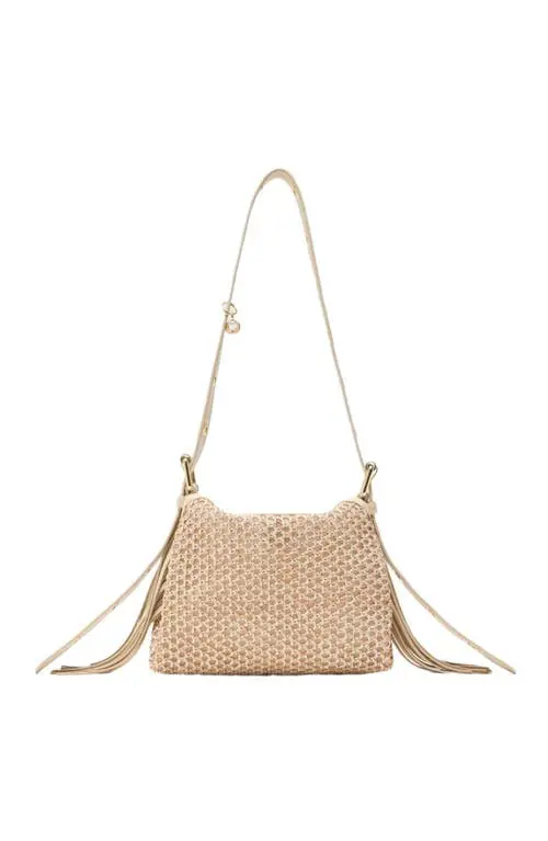 Maje Miss M Mini Mesh Bag With Fringe Detail