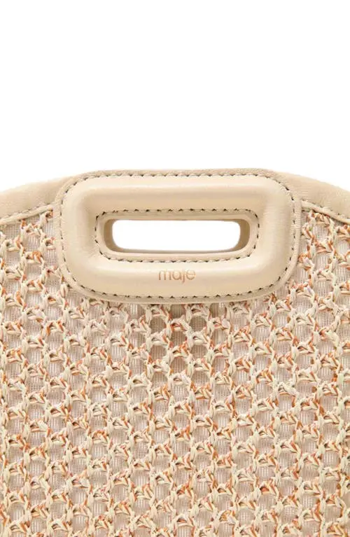 Maje Miss M Mini Mesh Bag With Fringe Detail