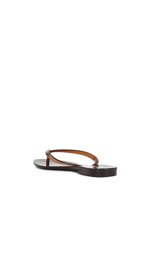 Madewell X Melissa Jelly Thong Flip Flop - Chocolate