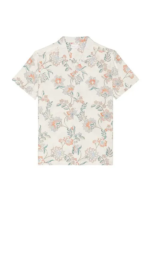 VINTAGE SUMMER Textured Camp Shirt - Ivory