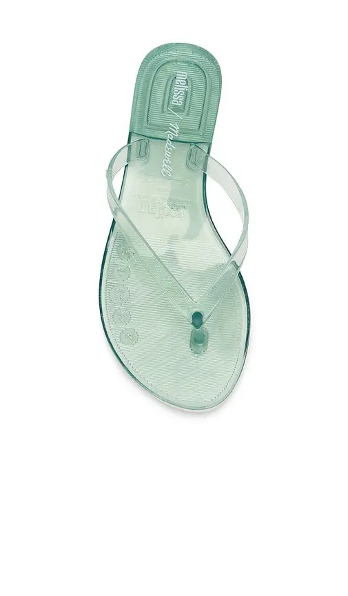 Madewell X Melissa Jelly Thong Flip Flop - Green