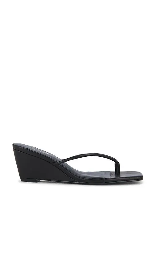 Raye Livy Wedge Sandal - Black