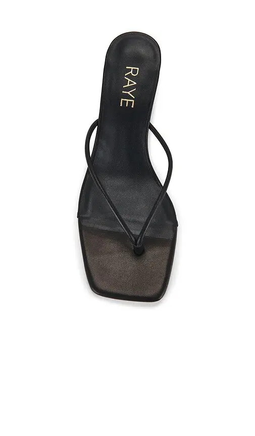 Raye Livy Wedge Sandal - Black