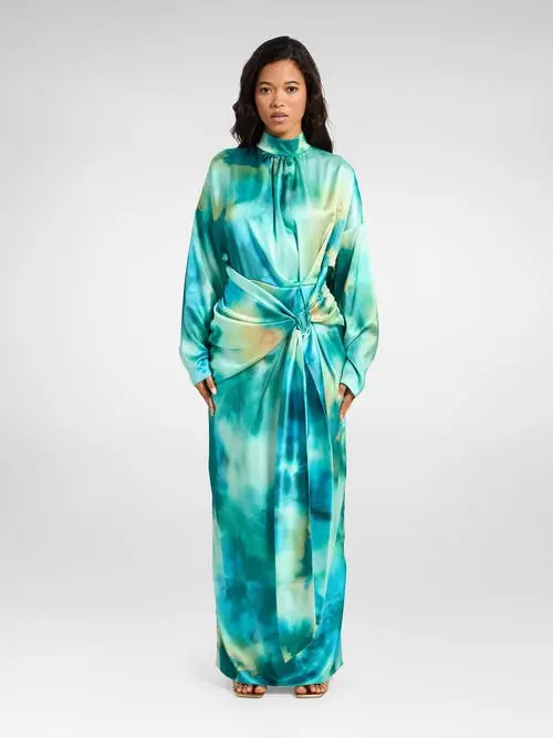 DASKA Isola Printed Maxi Dress - Abstract