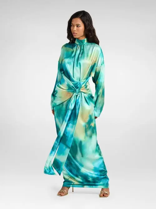 DASKA Isola Printed Maxi Dress
