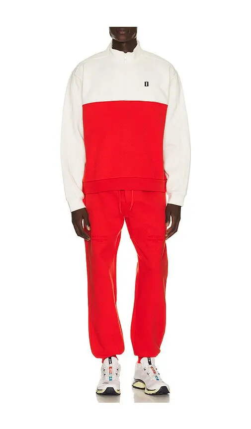 WHITESPACE Quarter Zip Sweatshirt