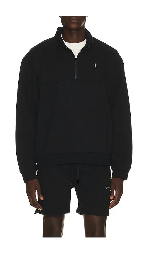 WHITESPACE Quarter Zip Sweatshirt