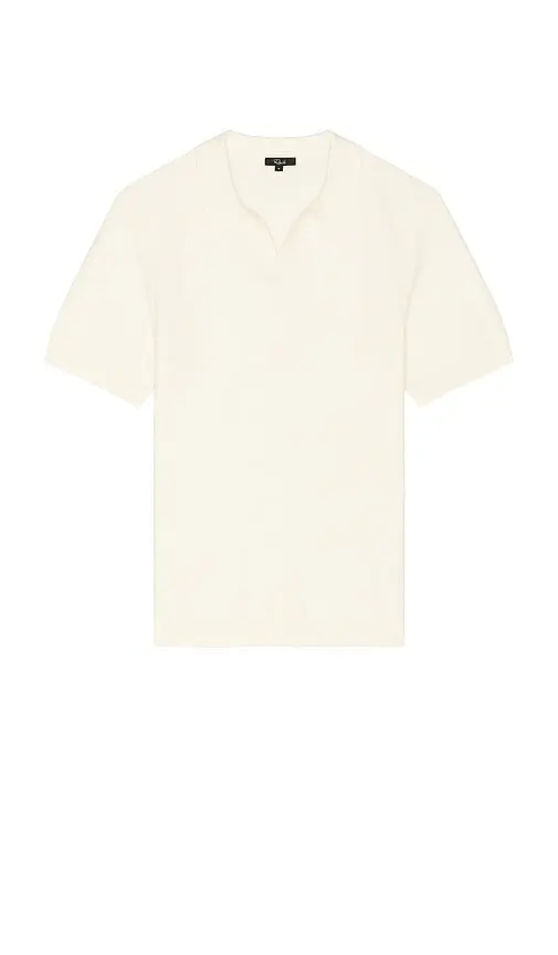 Rails Baker Polo In Cream