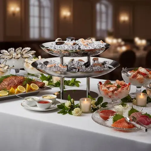 MEPRA Bretone Oval Two Tier Seafood Stand