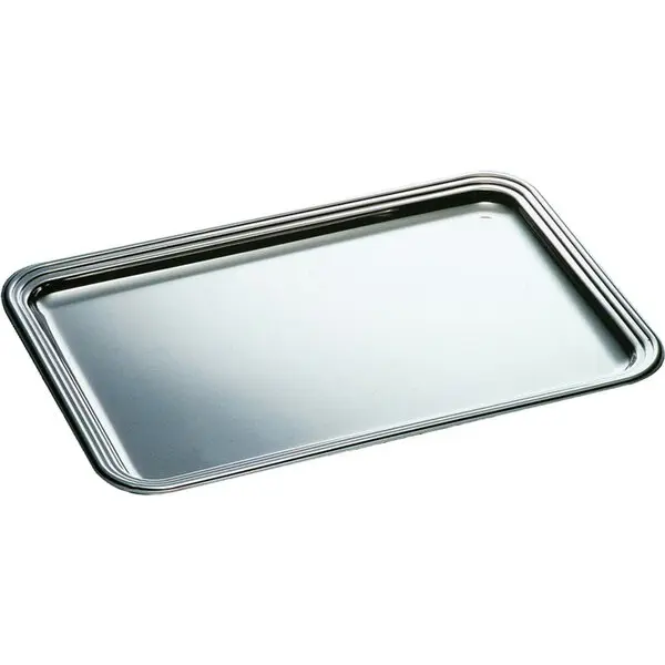 MEPRA Palace Rectangular Serving Tray - Silver