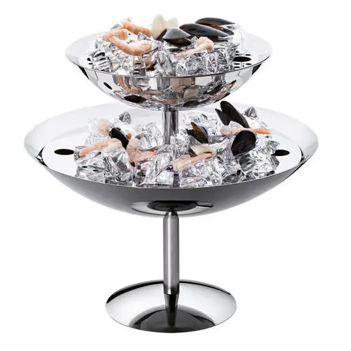MEPRA Bretone Round Seafood Stand - Silver