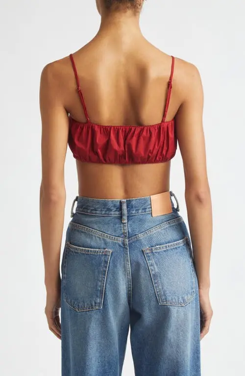 Staud Fiore Stretch Cotton Bralette Top