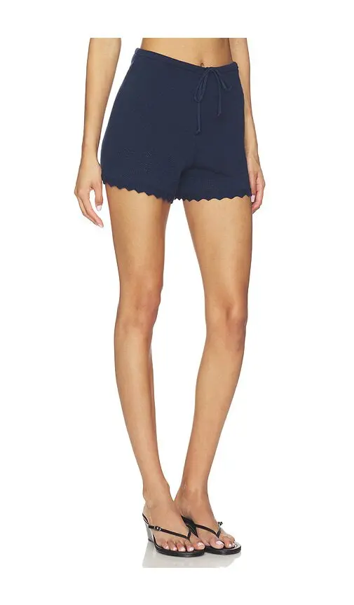 525 America Rosalia Lace Hem Shorts