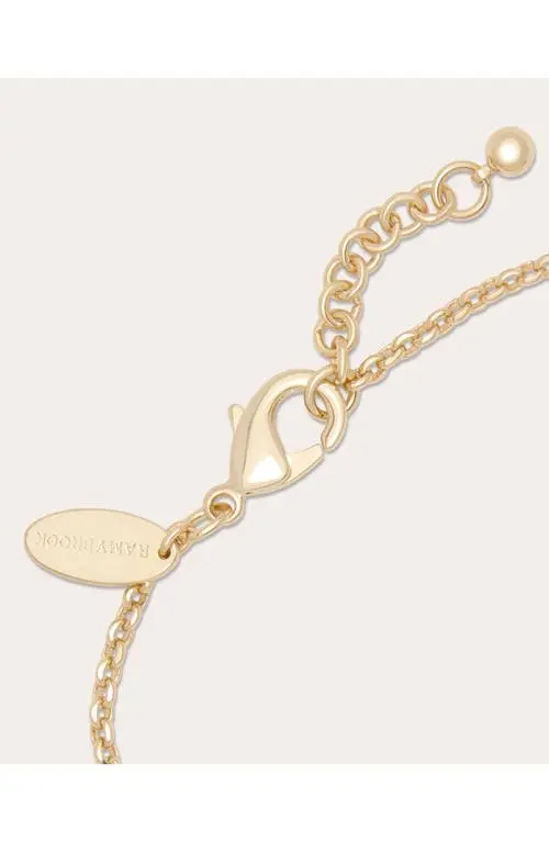 Ramy Brook Saruti Hand Chain With Enamel And Cubic Zirconia