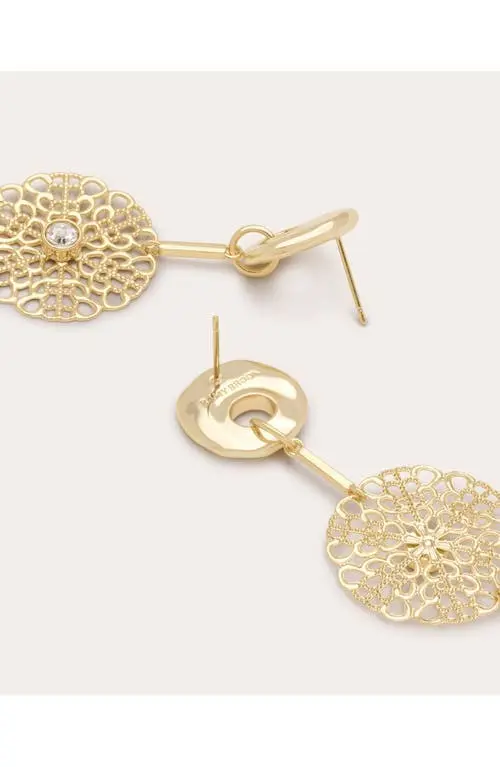 Ramy Brook Selina Cubic Zirconia & Czech Glass Drop Earrings