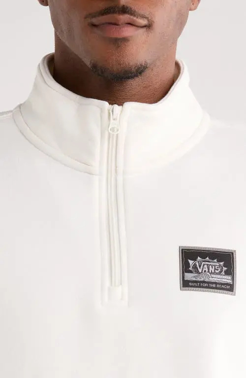 VANS Cotton Blend Quarter Zip Sweatshirt