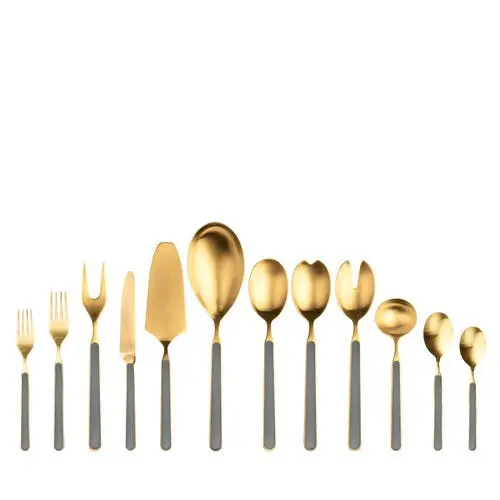 MEPRA Fantasia Ice Gold Flatware Set67 Pieces - Vicuna