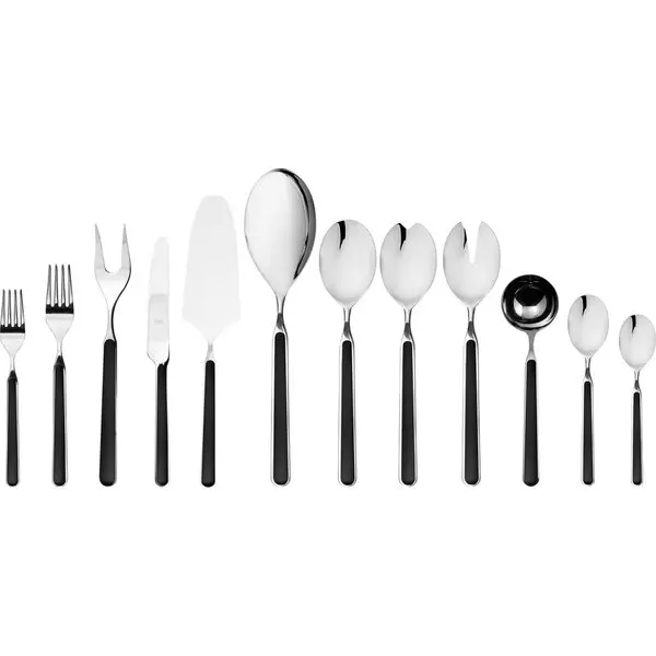 MEPRA Fantasia Flatware Set67 Pieces - Black