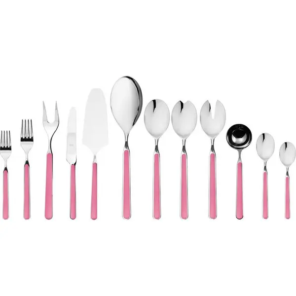 MEPRA Fantasia Flatware Set67 Pieces - Pink
