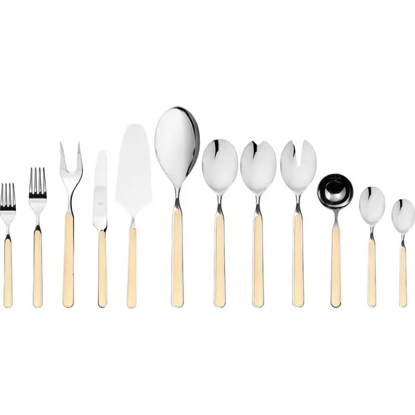 MEPRA Fantasia Flatware Set67 Pieces - Vanilla