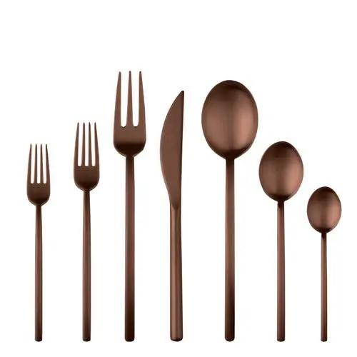MEPRA Due Flatware Set32 Pieces - Ice Bronze
