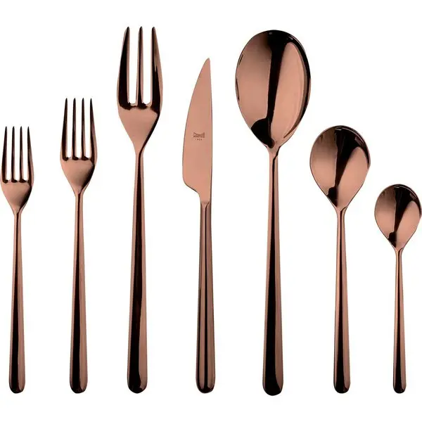 MEPRA Linea Flatware Set32 Pieces - Bronze