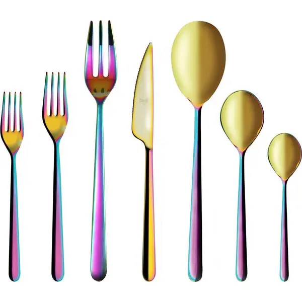 MEPRA Linea Flatware Set32 Pieces - Rainbow