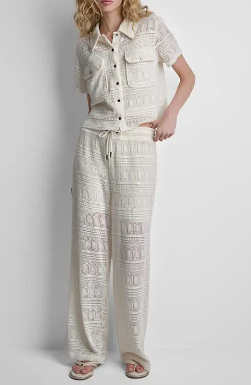 Dkny Open Stitch Button-up Shirt