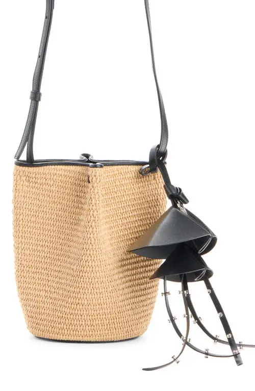 Givenchy Nano Snap Raffia Bucket Bag