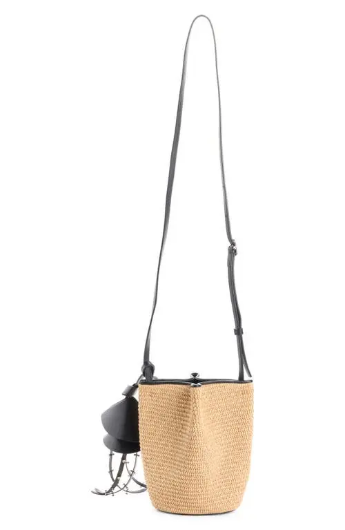 Givenchy Nano Snap Raffia Bucket Bag