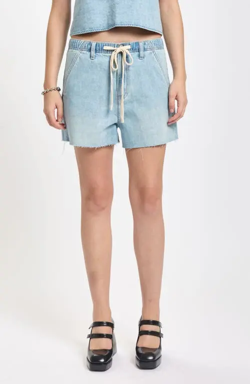 DAZE Denim Drawstring Shorts
