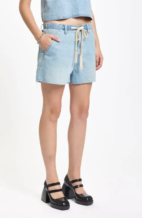 DAZE Denim Drawstring Shorts