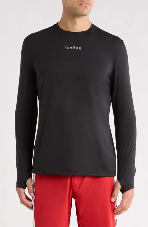 TENŌRE Long Sleeve Upf 50+ Rashguard - Black
