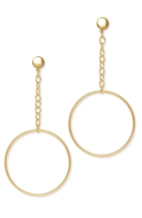 Ramy Brook Lea Drop Hoop Earrings