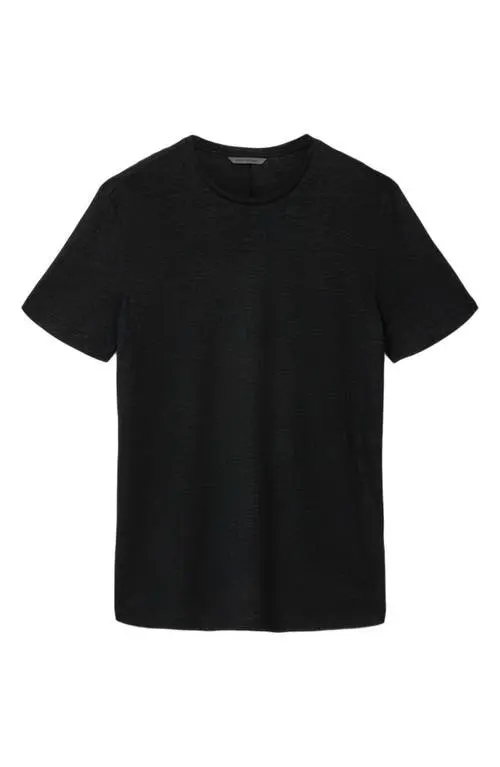 John Varvatos Mott Linen T-shirt - Black