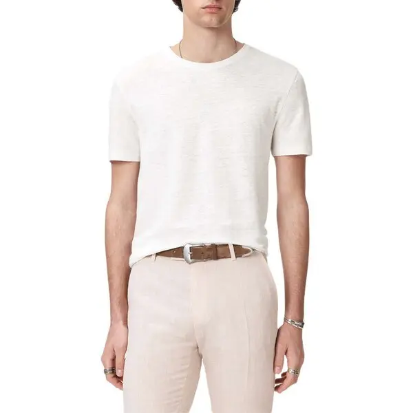 John Varvatos Mott Linen T-shirt - White