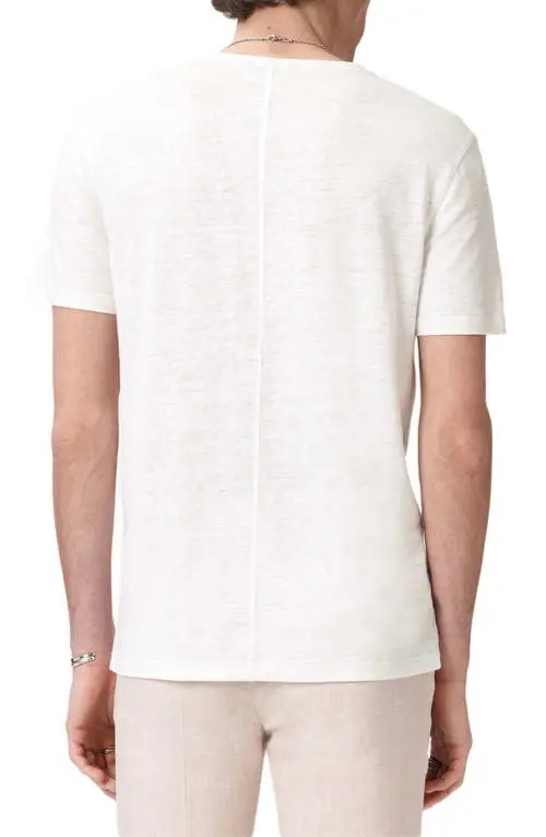 John Varvatos Mott Linen T-shirt - White