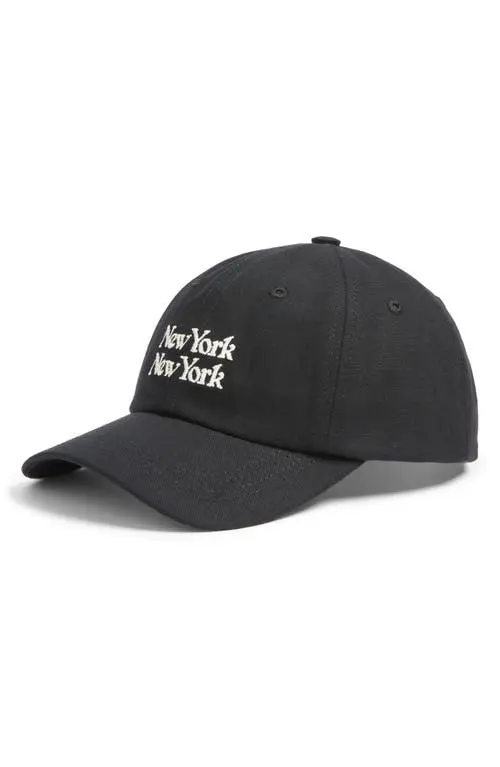CORRIDOR Baseball Cap - Black