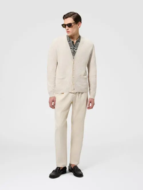 Missoni Wool And Cotton Chevron Cardigan With Pockets